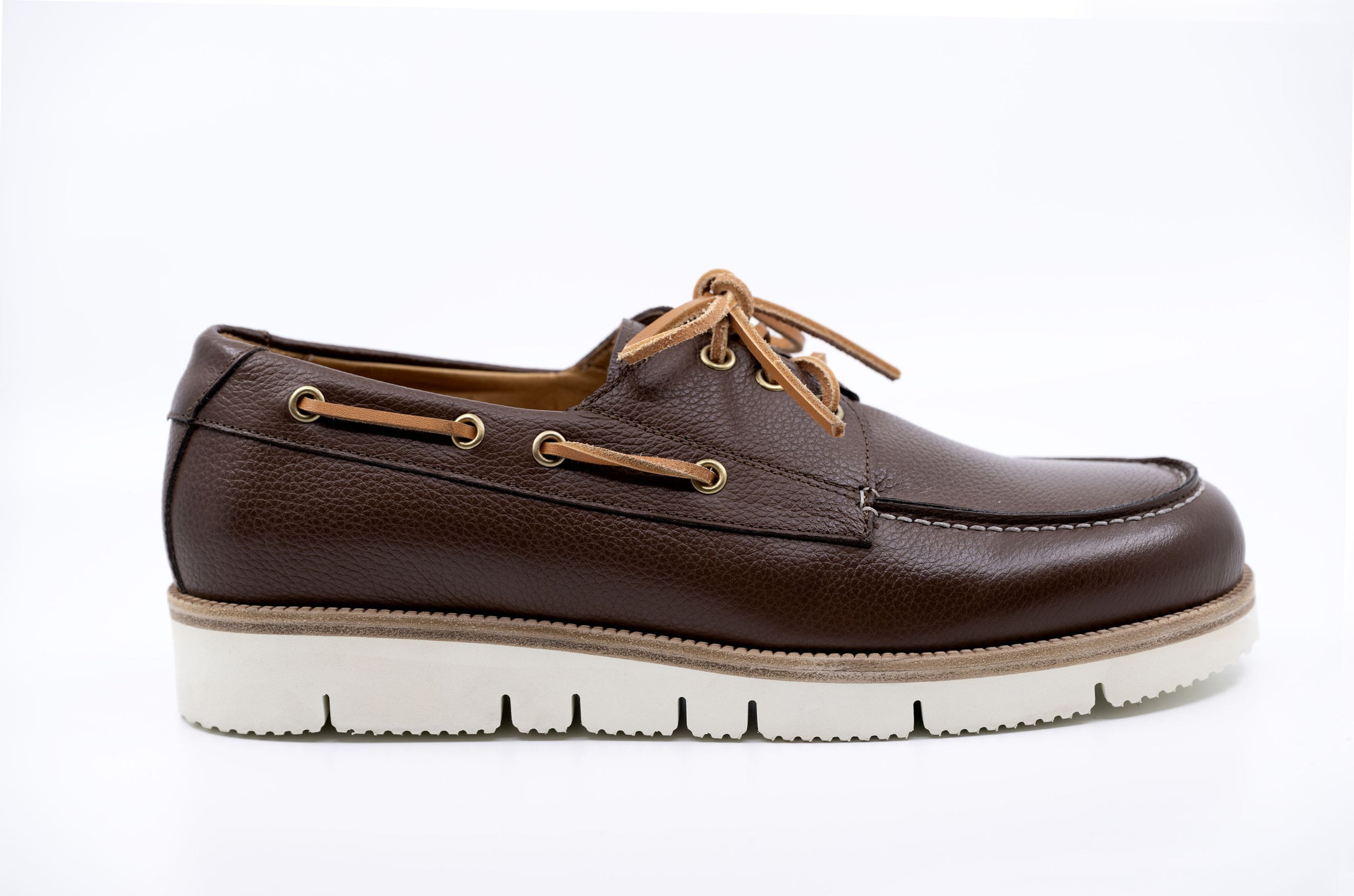 Hopkins Men's Boat Shoes - Brown – Seishou - Ikeda & Matsuzaki