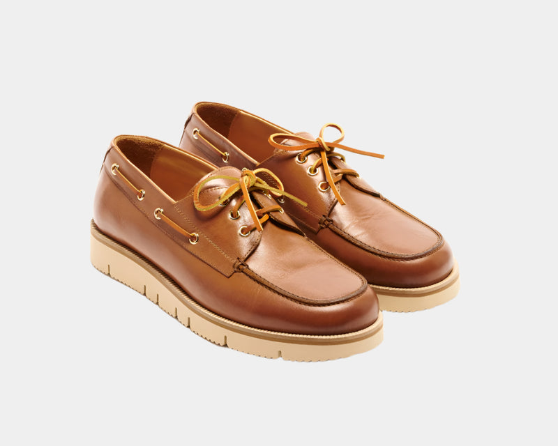 Hopkins Men's Boat Shoes - Light Brown